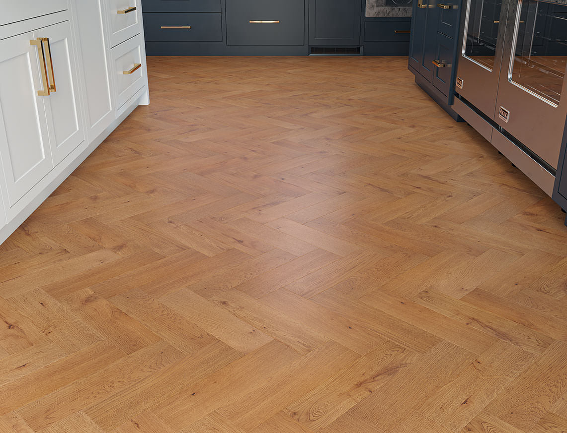 Burnham Engineered Herringbone Oak – Canopy Flooring